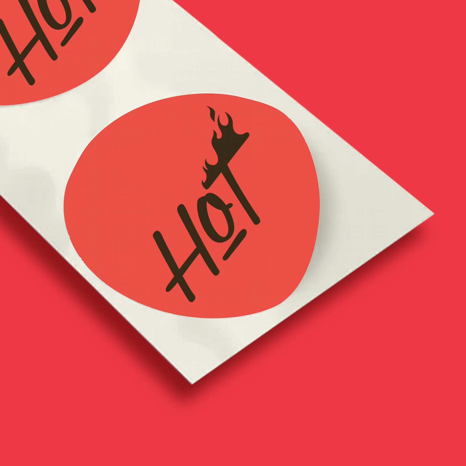 Custom Printed Paper Roll Labels - Fast & Affordable | HOTCARDS