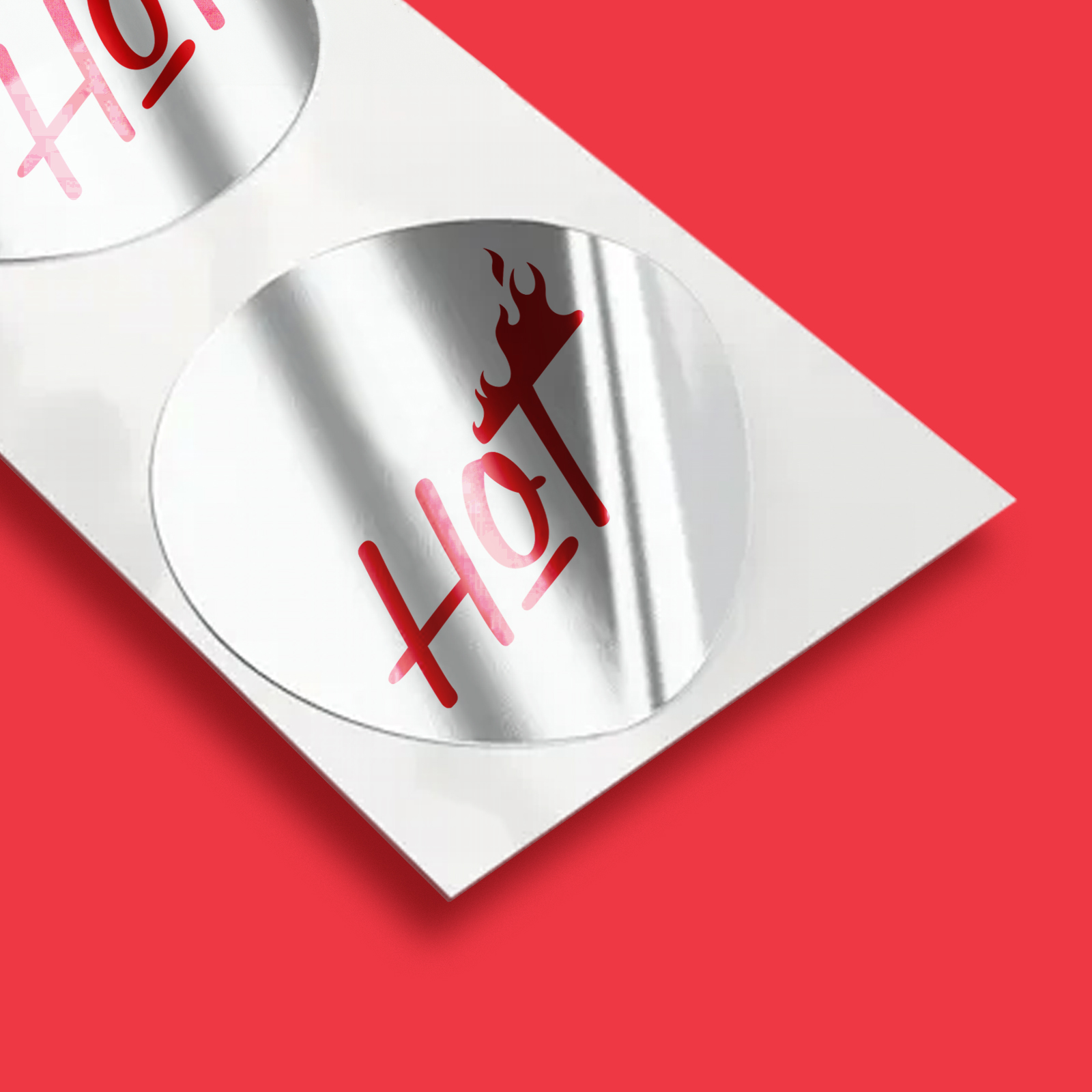 Custom Die Cut Roll Labels - Quality Printed | HOTCARDS