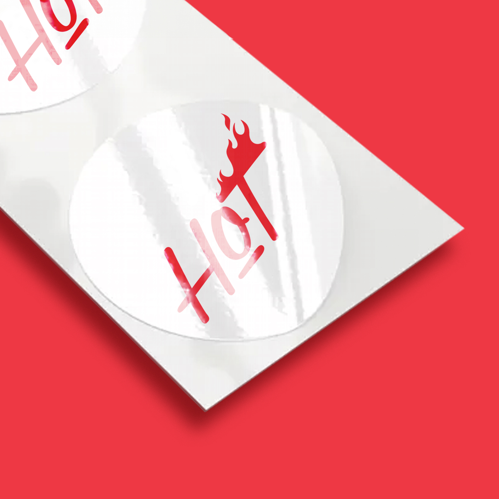 Custom Die Cut Roll Labels - Quality Printed | HOTCARDS